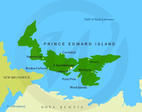 Map of Prince Edward Island – baburek.co